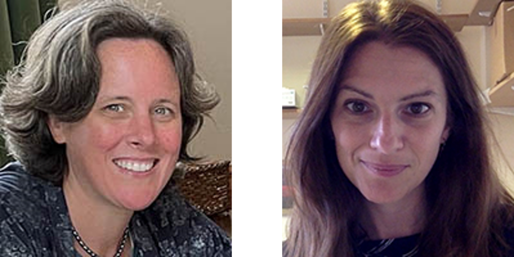 Professor Tamsin Mather and Professor Marie Edmonds receive the ...